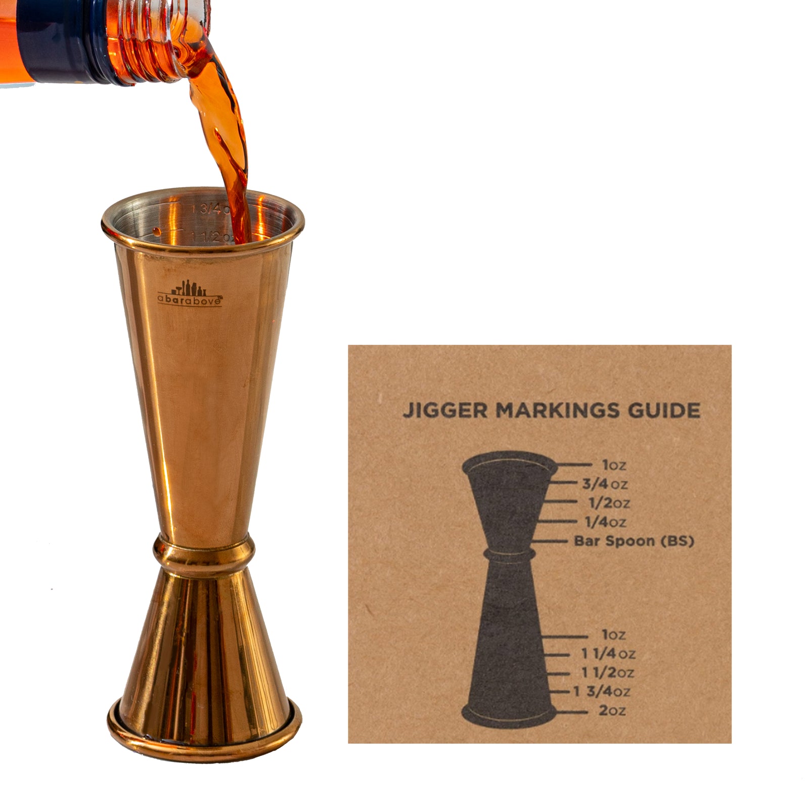Stainless Steel Jiggers | Jiggers - A Bar Above