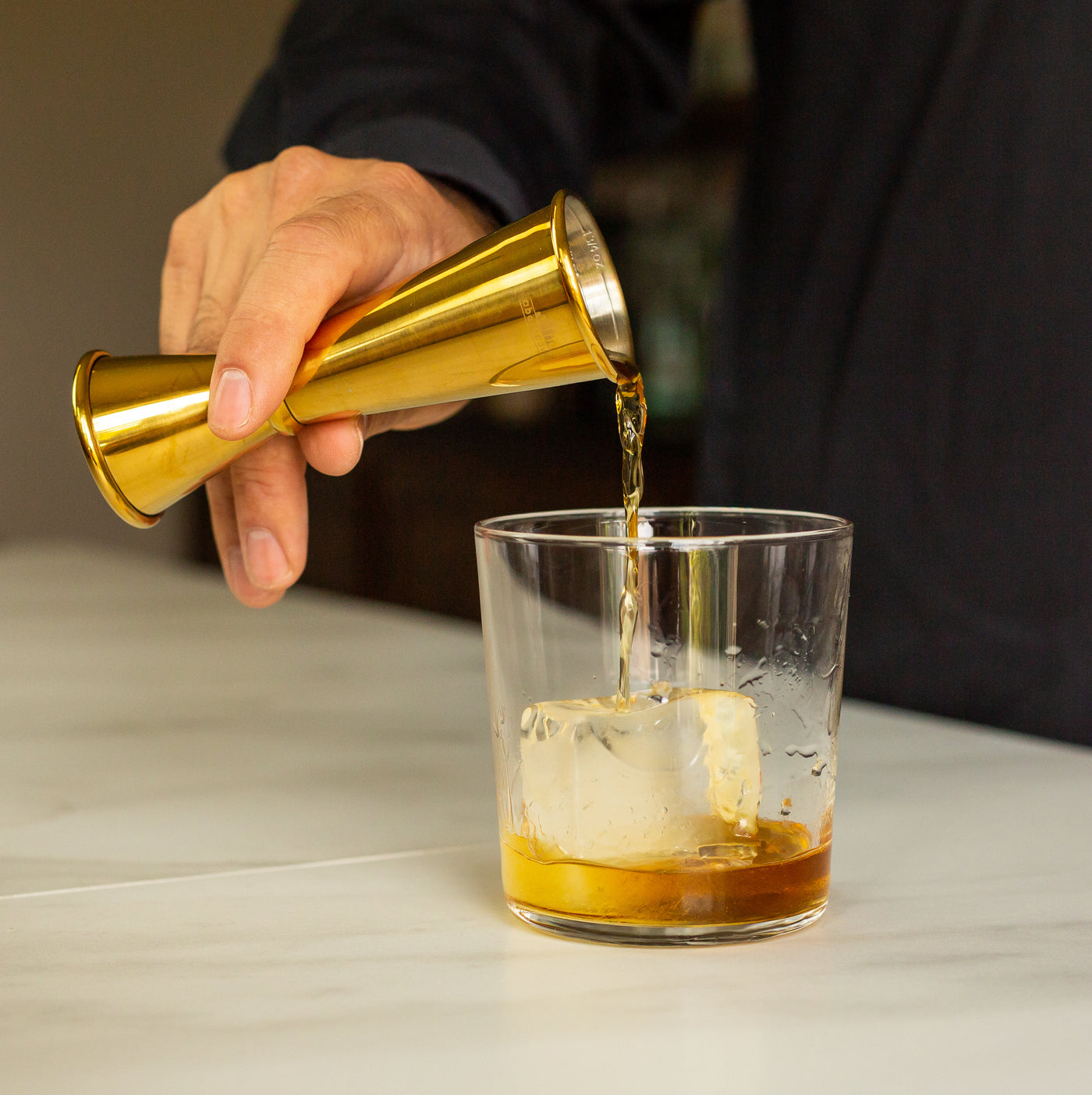 Black Japanese Style Jigger | Japanese Jigger - A Bar Above