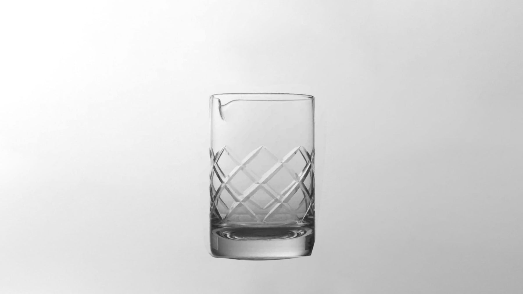 Cocktail Mixing Glass | Mixing Glasses | Diamond Design - A Bar Above
