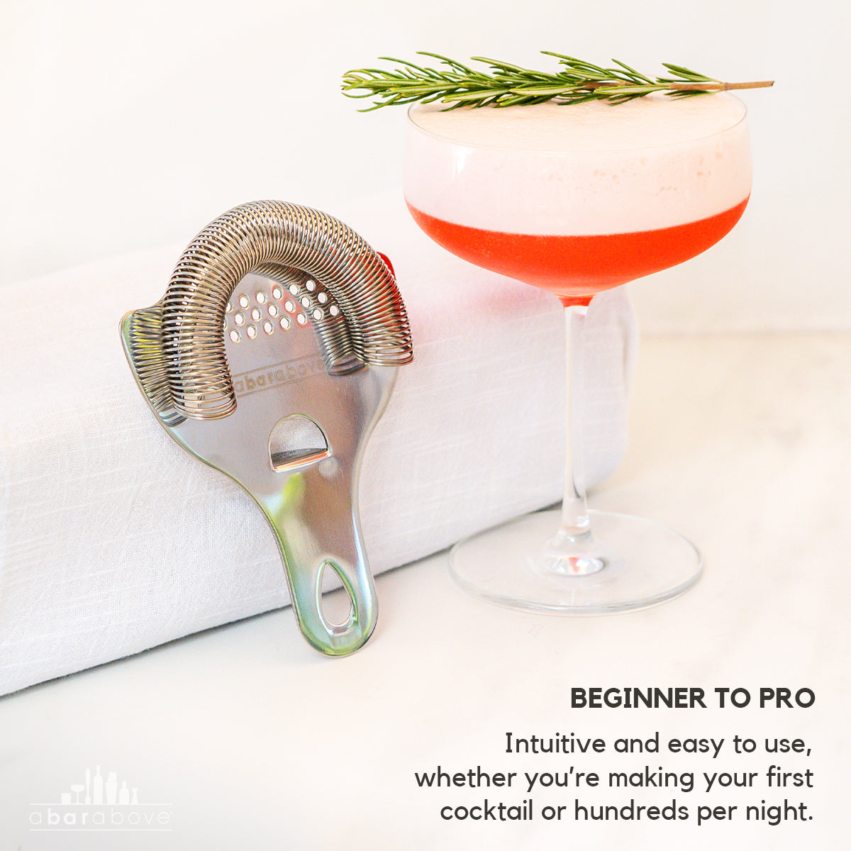 Stainless Steel Strainer | Hawthorne Strainer - A Bar Above