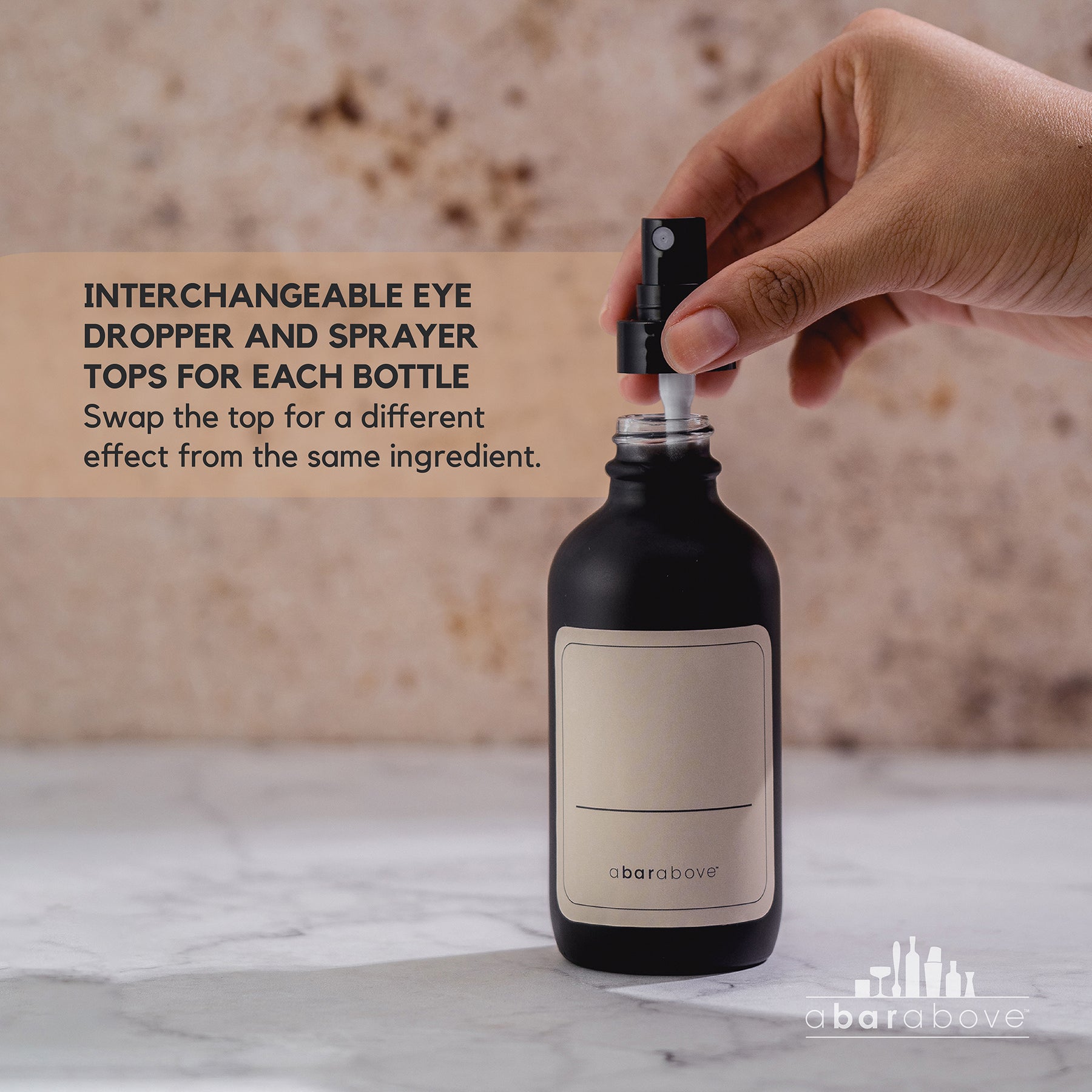 Black Atomizer / Eye Dropper Set – A Bar Above