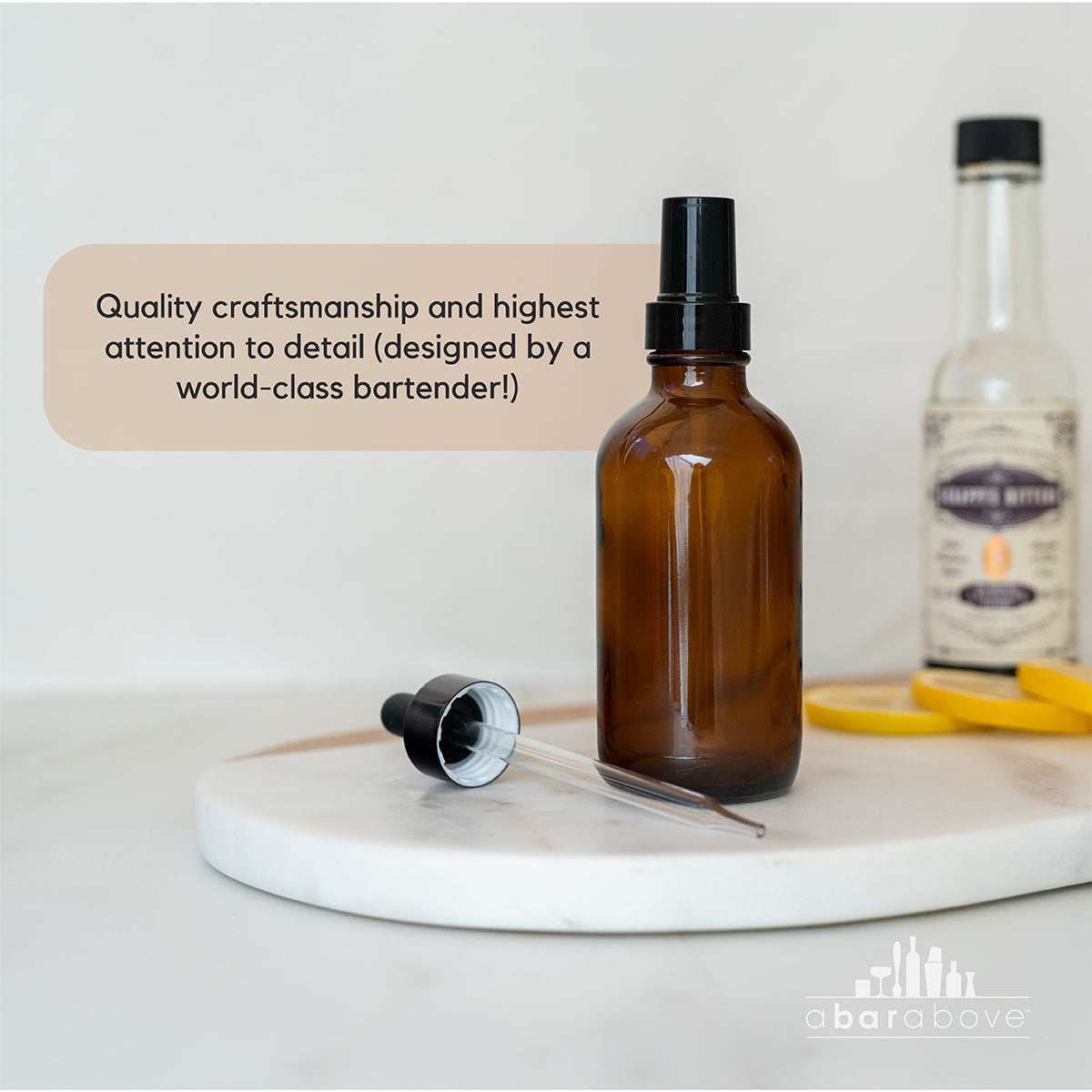 Black Atomizer / Eye Dropper Set – A Bar Above